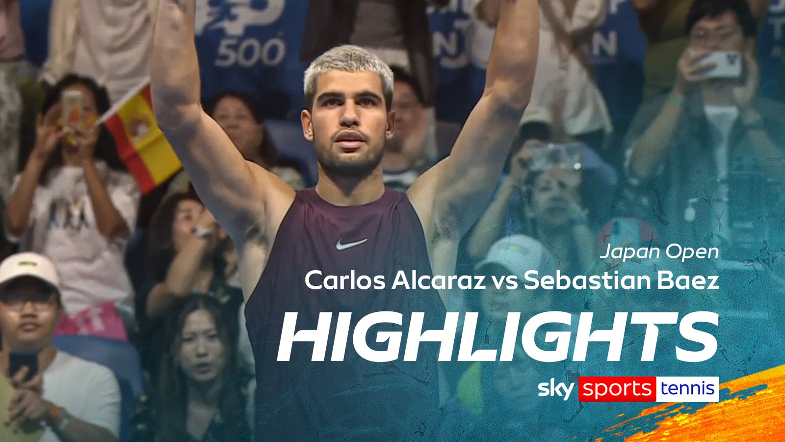 Carlos Alcaraz vs Sebastian Baez | Japan Open highlights | Tennis News ...