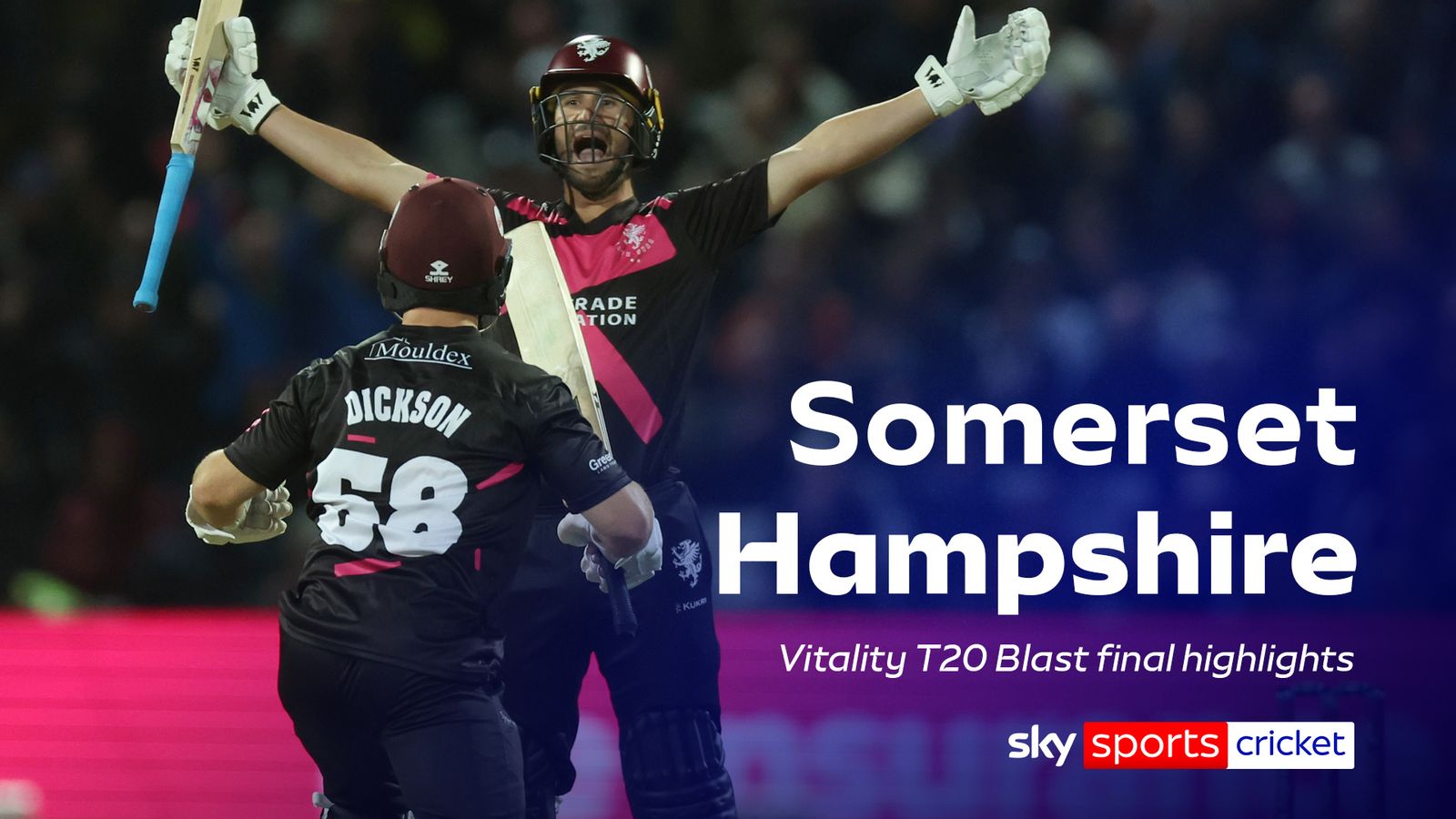Highlights: Somerset beat Hampshire with record-breaking run chase in ...