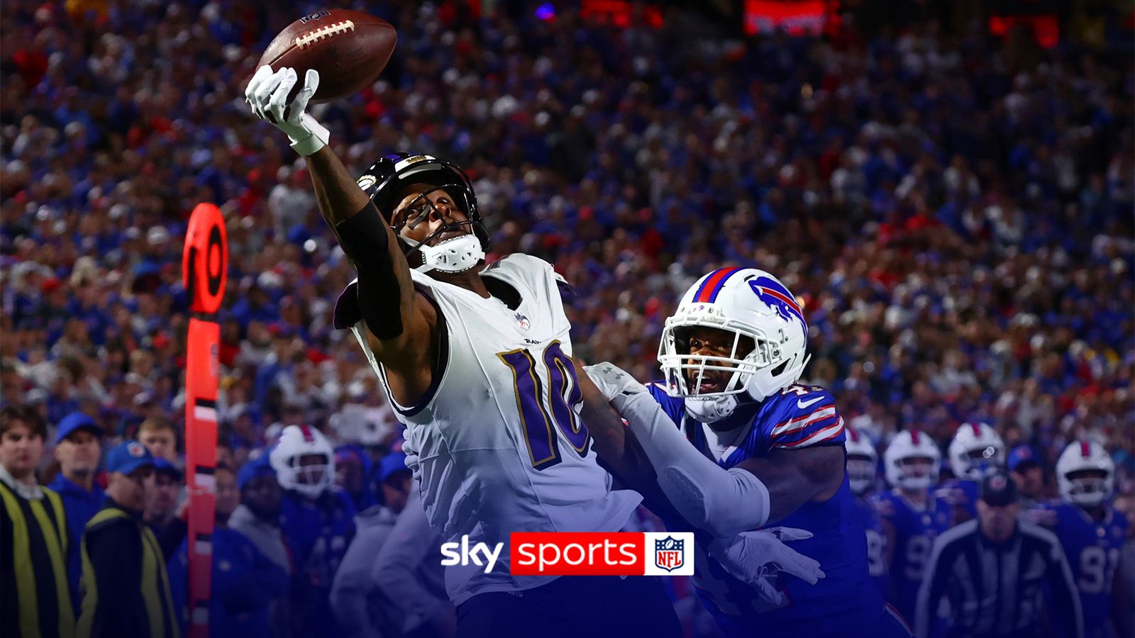 DeAndre Hopkins with a 29-yard touchdown catch from Lamar Jackson vs Buffalo Bills | NFL News ...