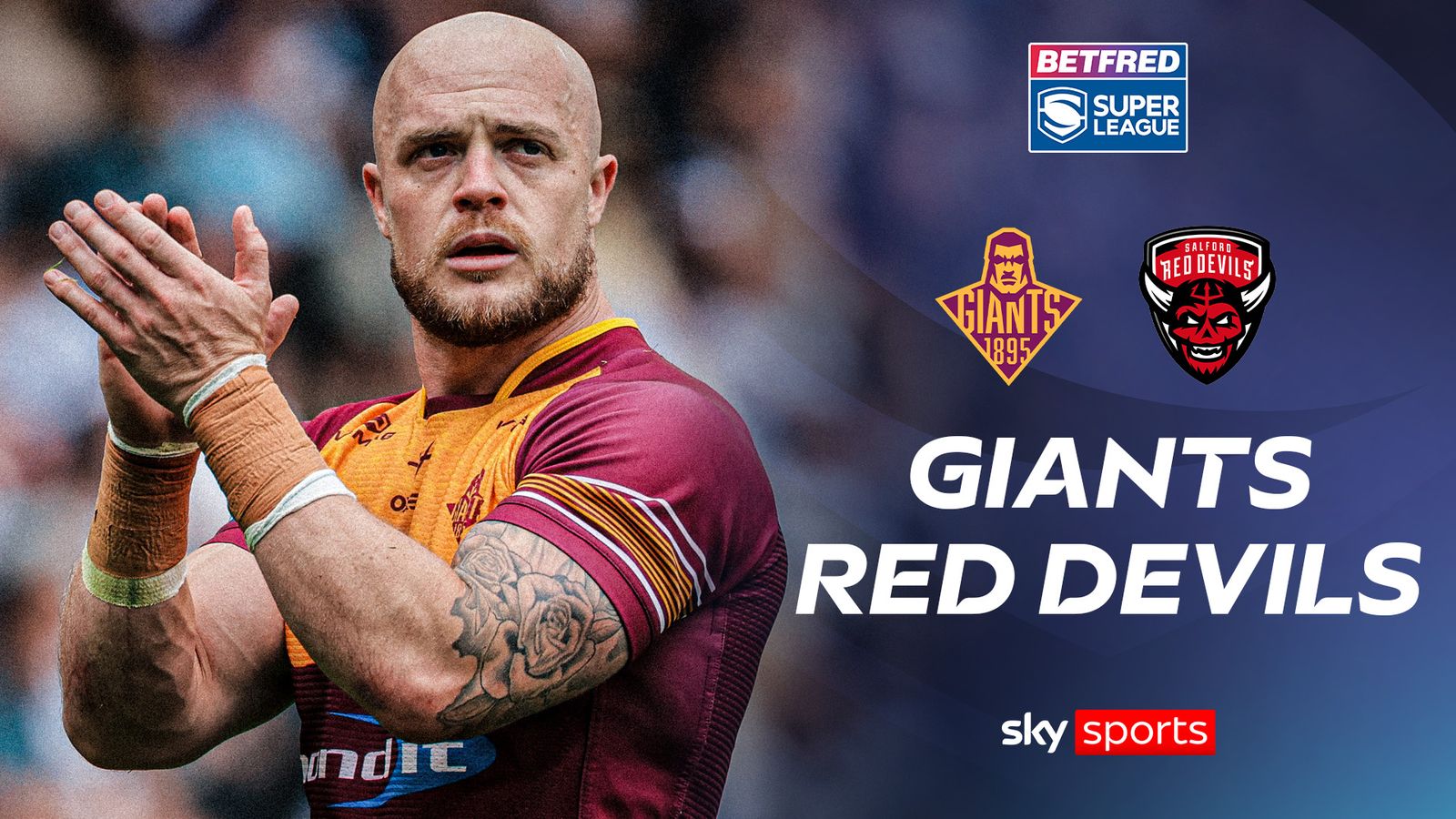 Huddersfield Giants 22-8 Salford Red Devils | Rugby League News | Sky ...