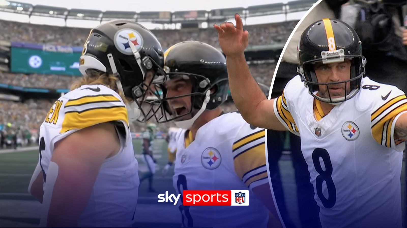Steelers @ Jets: Aaron Rodgers' first TD pass for Pittsburgh! | NFL News | Sky Sports