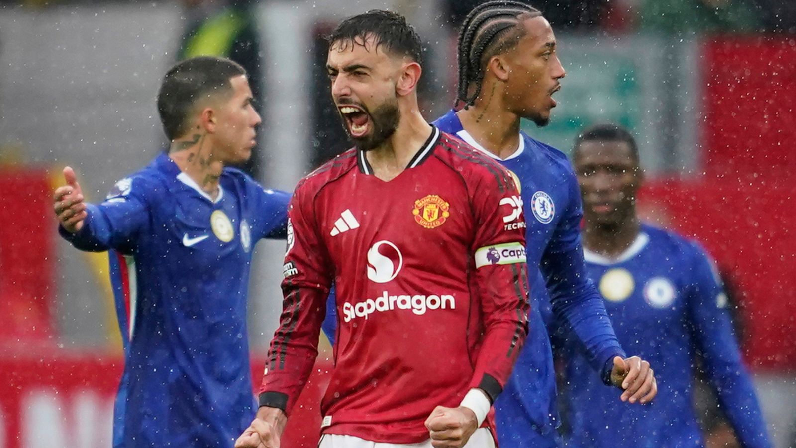Bruno Fernandes shows he is Man Utd's leader against Chelsea as Enzo ...