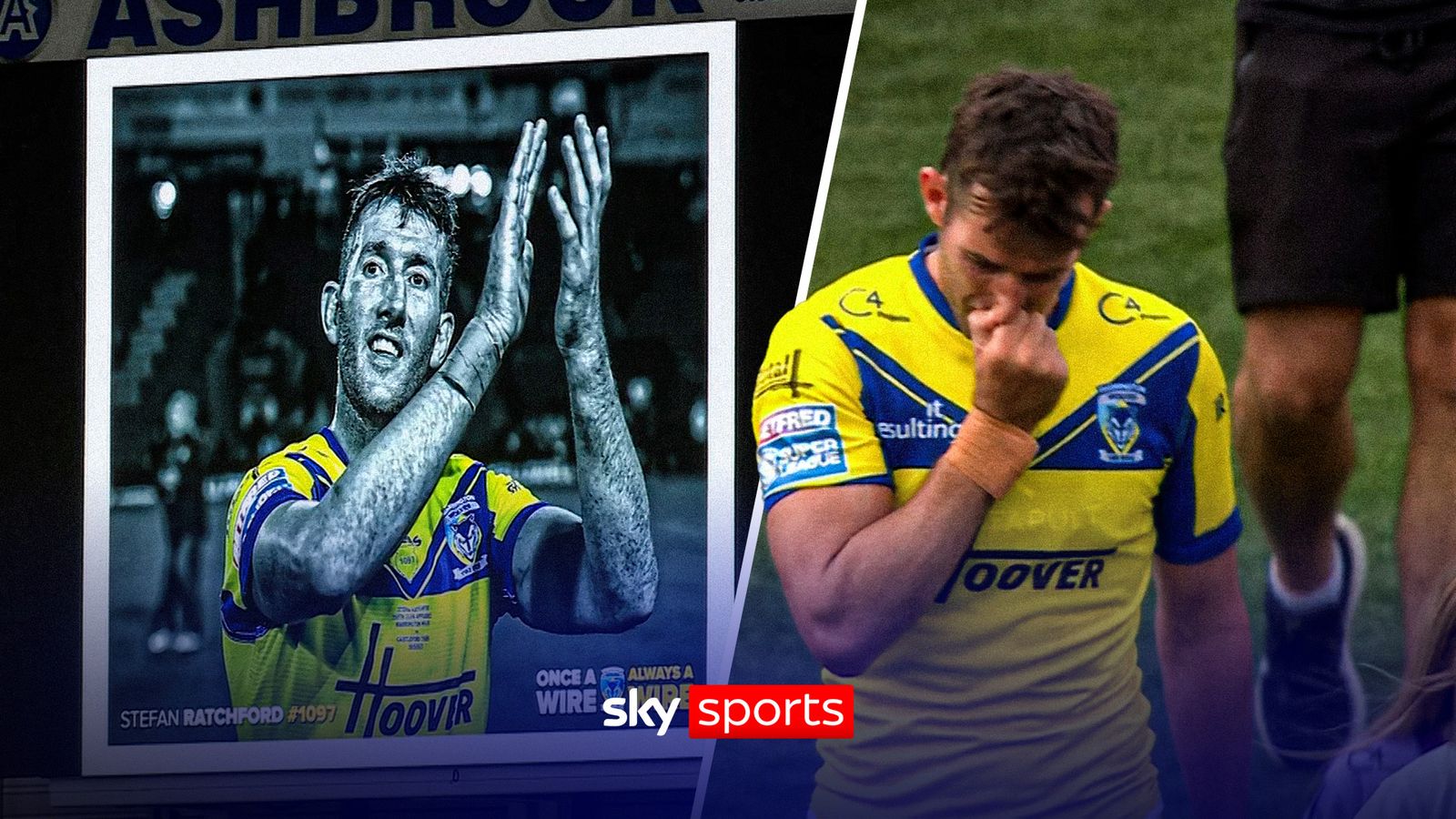 Warrington's Stefan Ratchford in tears as he’s given guard of honour ...