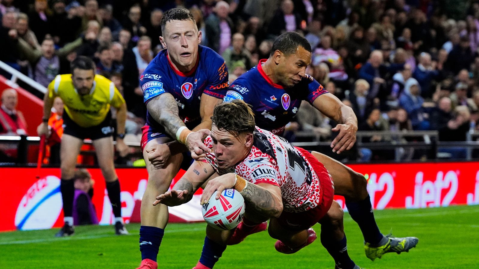 Super League: Leigh Leopards defeat St Helens in crunch clash- as it ...