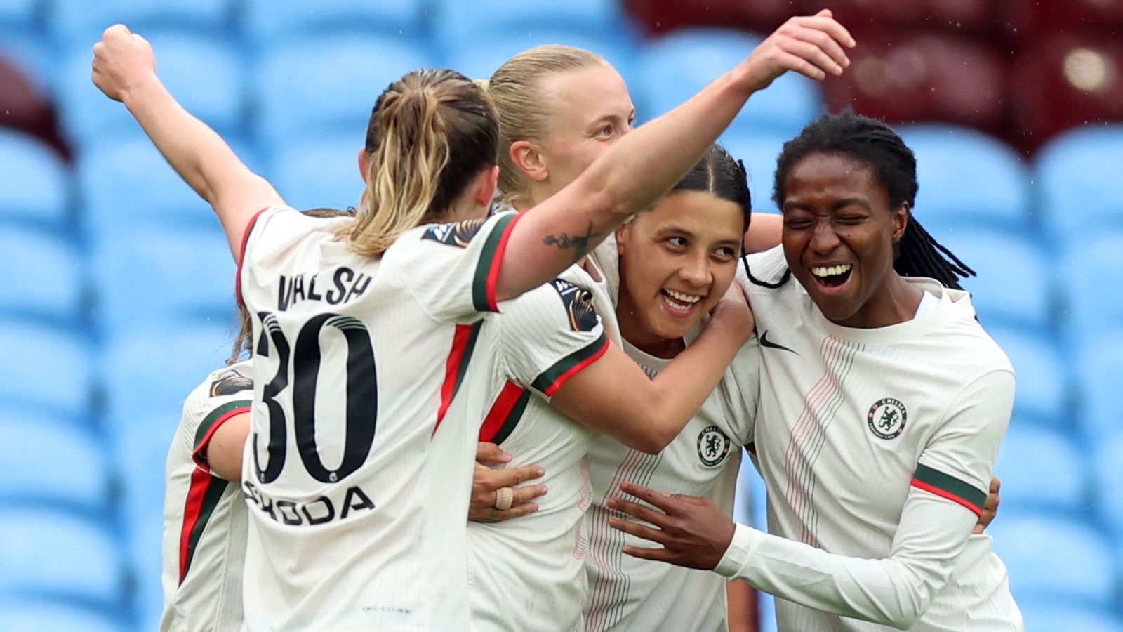 Sam Kerr rounds off Chelsea return with first goal in 634 days in Aston ...