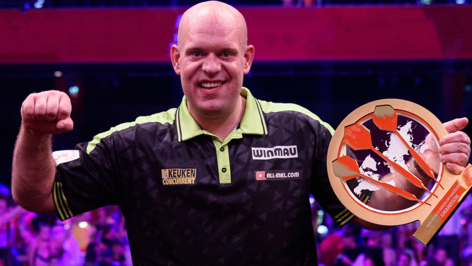 World Series of Darts Finals: Luke Littler dethroned by Michael van Gerwen in Amsterdam | Darts ...