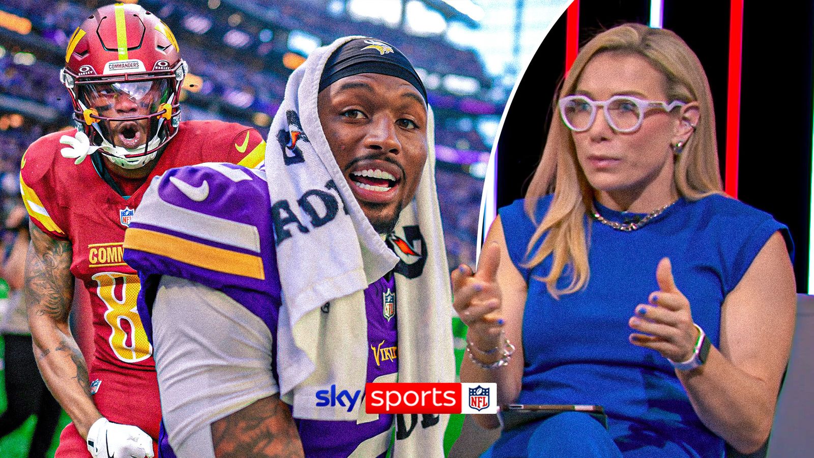 Phoebe Schecter praises Washington Commanders and Minnesota Vikings ...