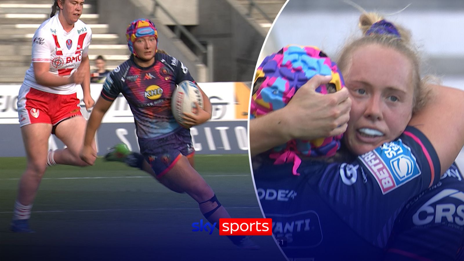 Super League Women: Wigan Warriors score after Isabel Rowe brilliance ...