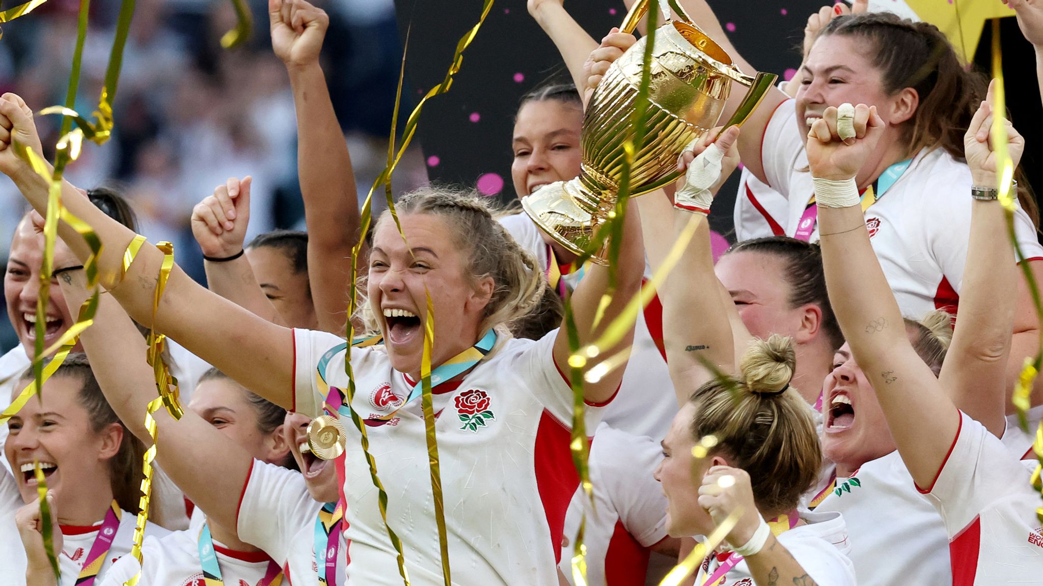 Women's Rugby World Cup: How England's Red Roses banished final demons ...
