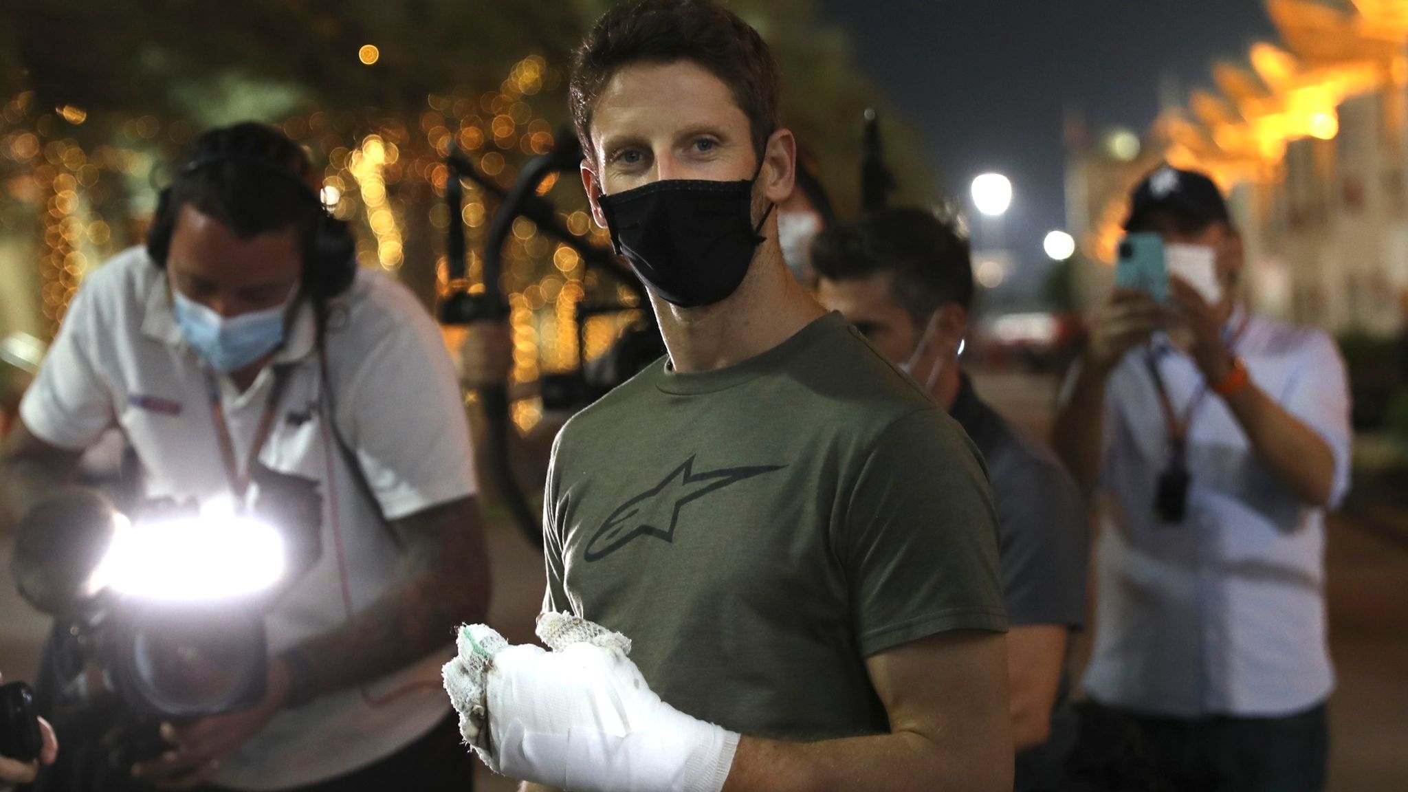 Romain Grosjean drives F1 car for first time since miracle escape from ...