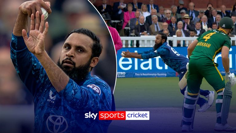 England vs South Africa: Adil Rashid takes wicket of dangerman Aiden ...