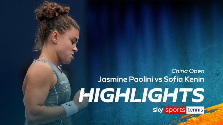 Jasmine Paolini vs Sofia Kenin | China Open highlights | Tennis News ...