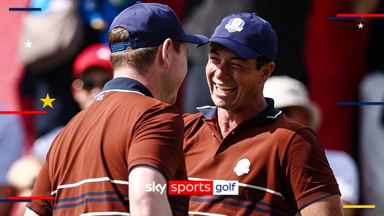 Ryder Cup: Team Europe stretch lead as Viktor Hovland, Robert MacIntyre sink Scottie Scheffler ...
