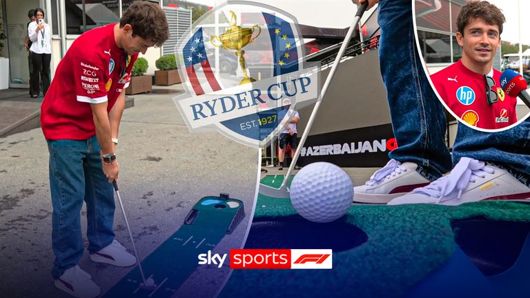 Azerbaijan Grand Prix: Ryder Cup fever hits as F1 stars take on putting ...