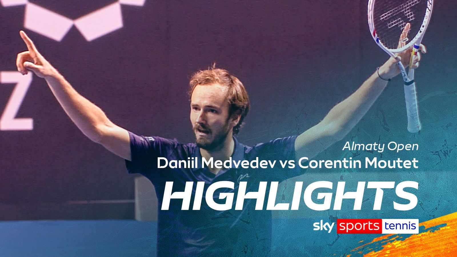 Daniil Medvedev vs Corentin Moutet | Almaty Open highlights | Tennis News | Sky Sports
