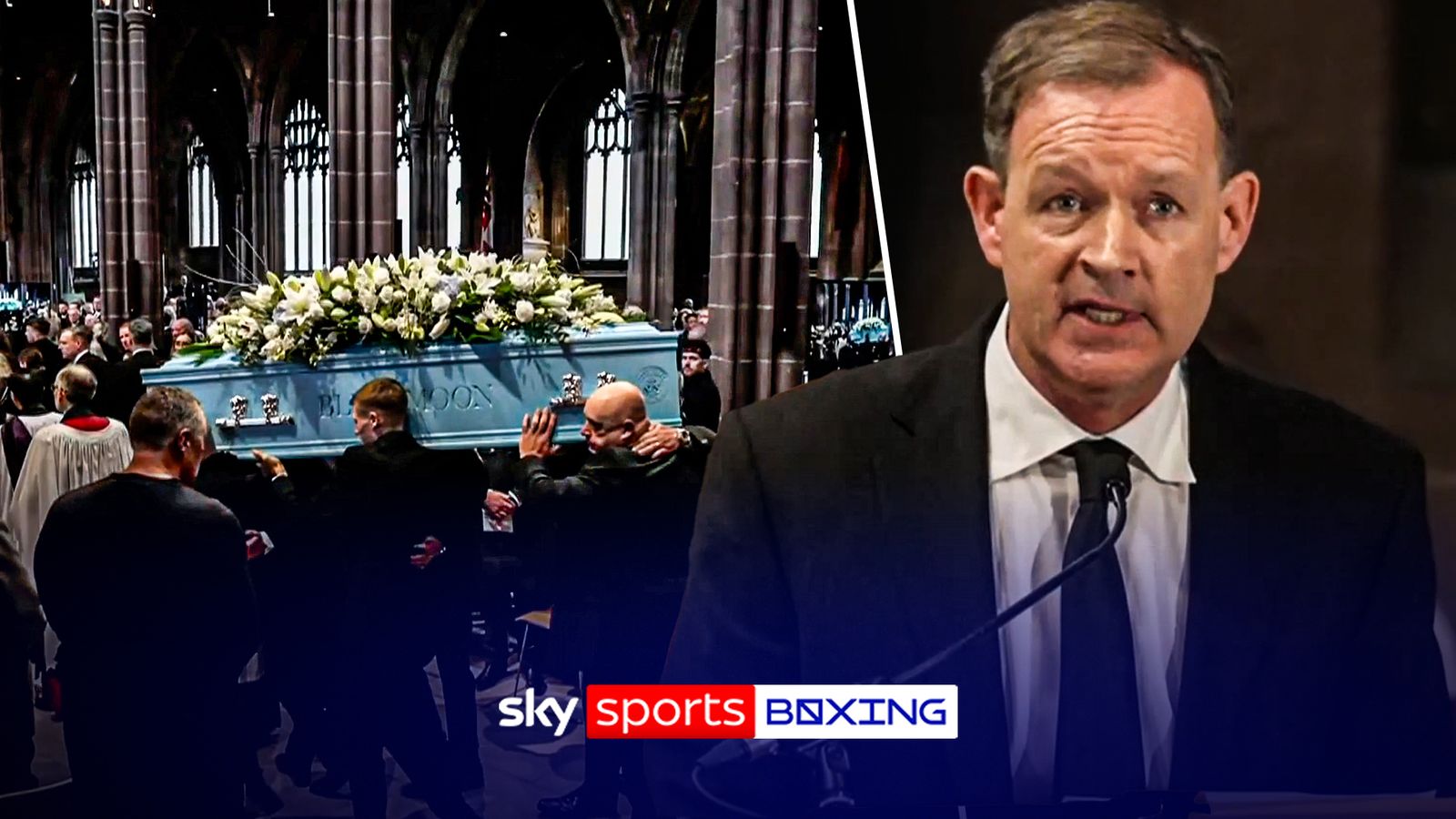 Ricky Hatton funeral: Commentator Adam Smith delivers moving eulogy ...