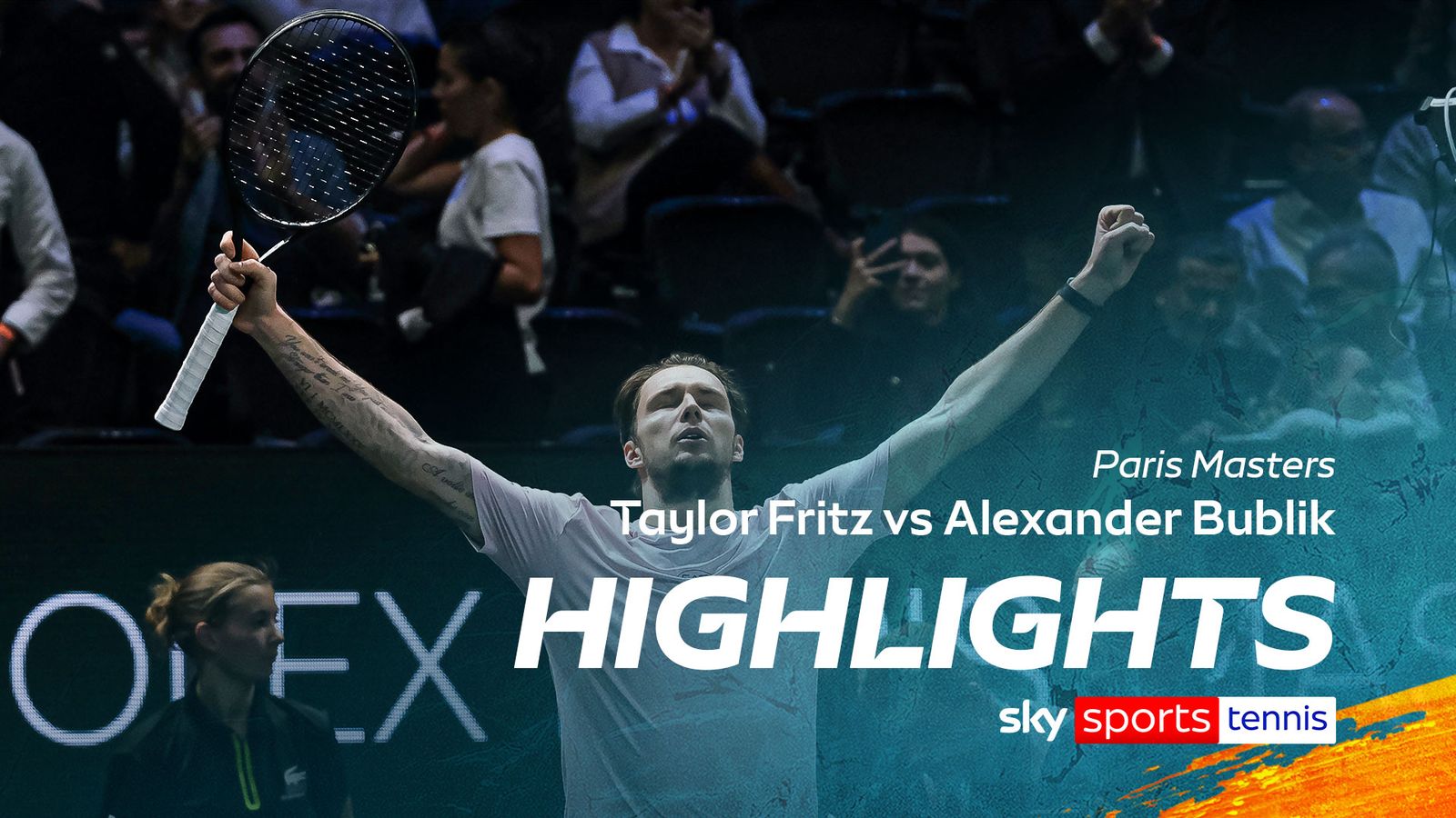 Taylor Fritz vs Alexander Bublik | Paris Masters highlights | Tennis ...