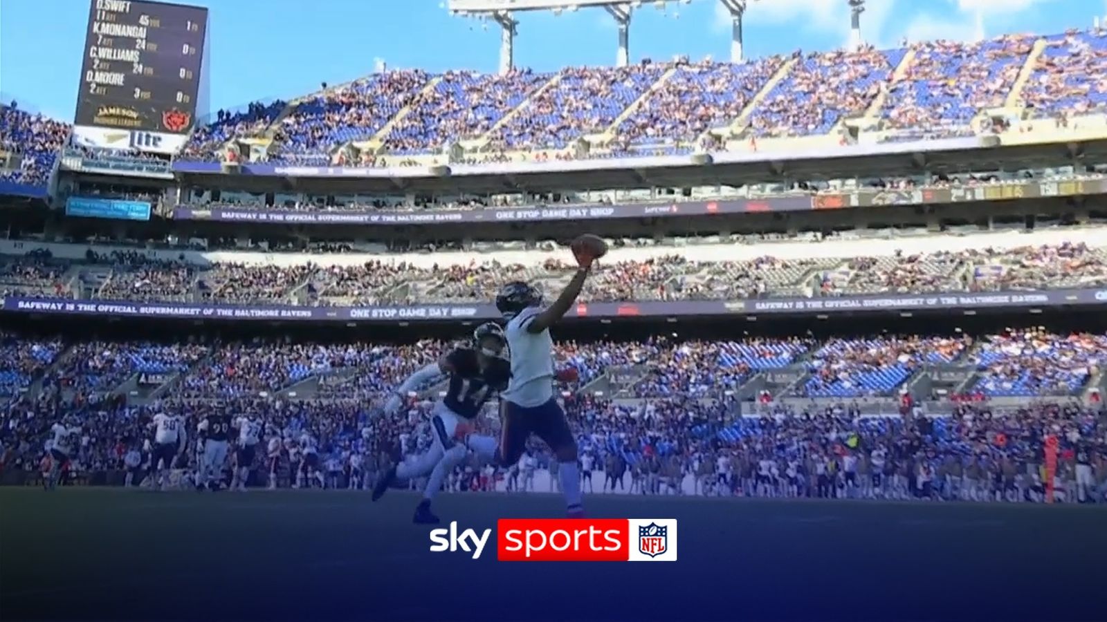 NFL: Chicago Bears @ Baltimore Ravens | DJ Moore takes INCREDIBLE one ...