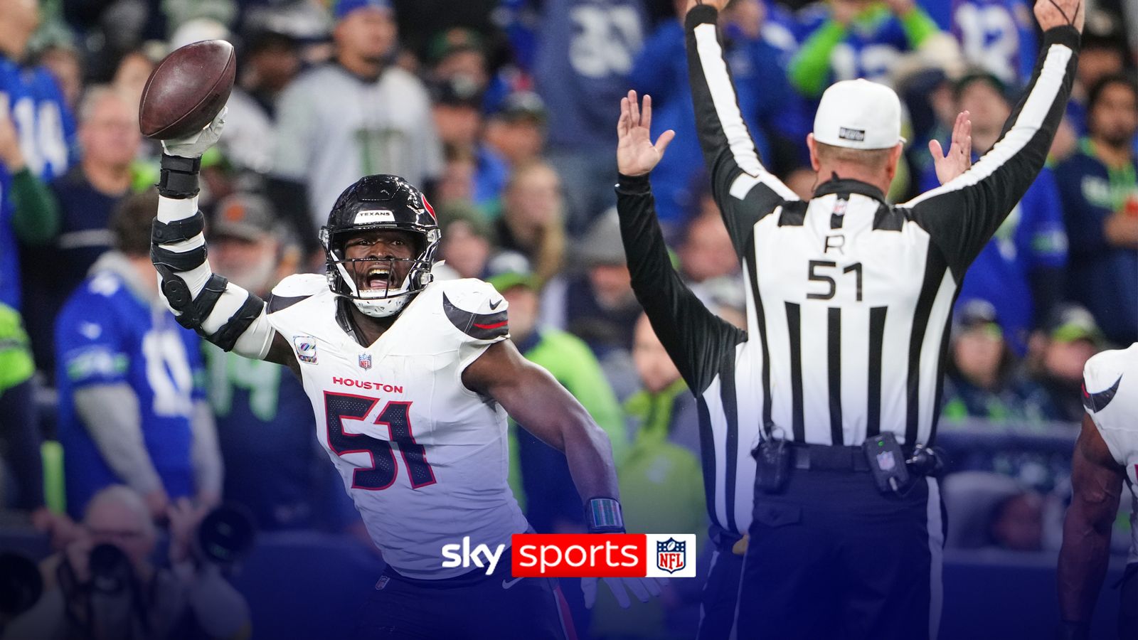 Texans @ Seahawks: Darnold strip-sacked in end zone as Anderson Jr ...