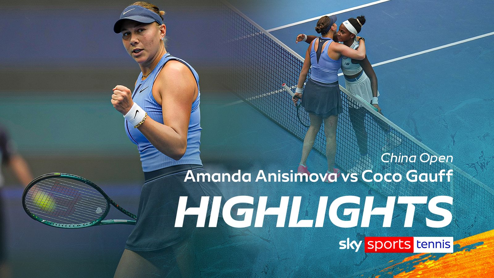 Amanda Anisimova vs Coco Gauff | China Open highlights | Tennis News ...