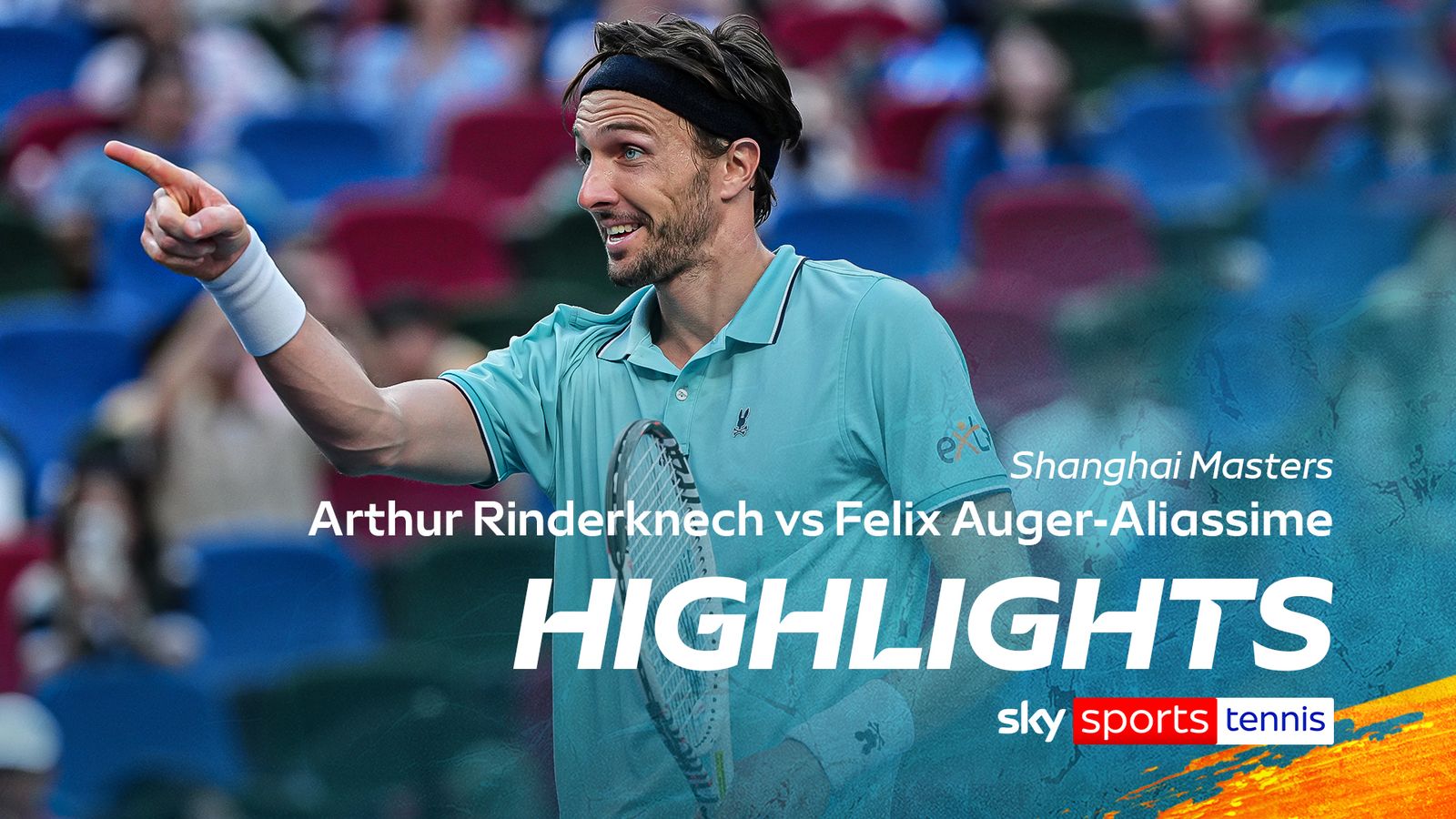 Arthur Rinderknech vs Felix Auger-Aliassime | Shanghai Masters highlights | Tennis News | Sky Sports
