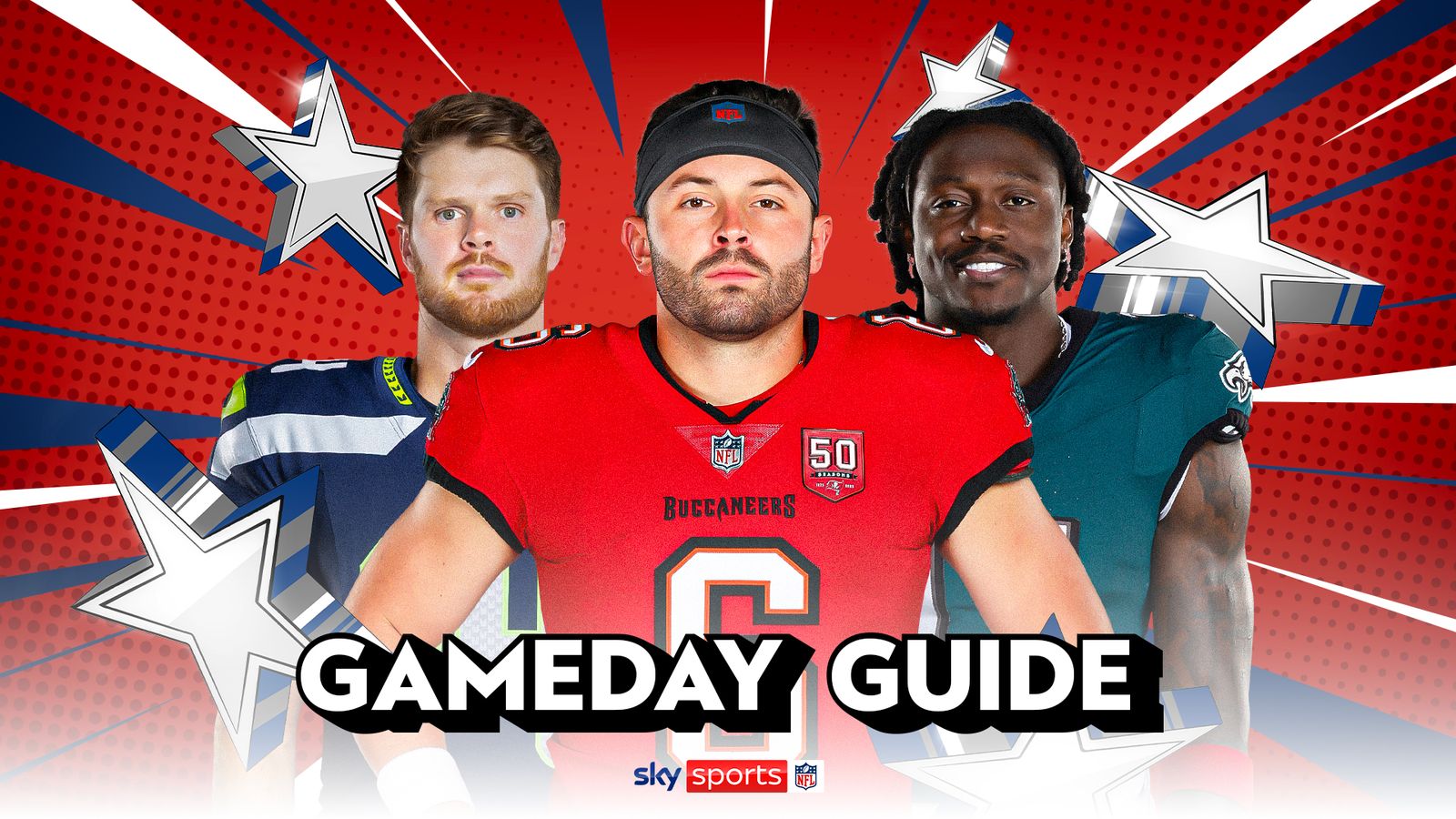 NFL gameday preview: Baker Mayfield vs Sam Darnold, AJ Brown's ...