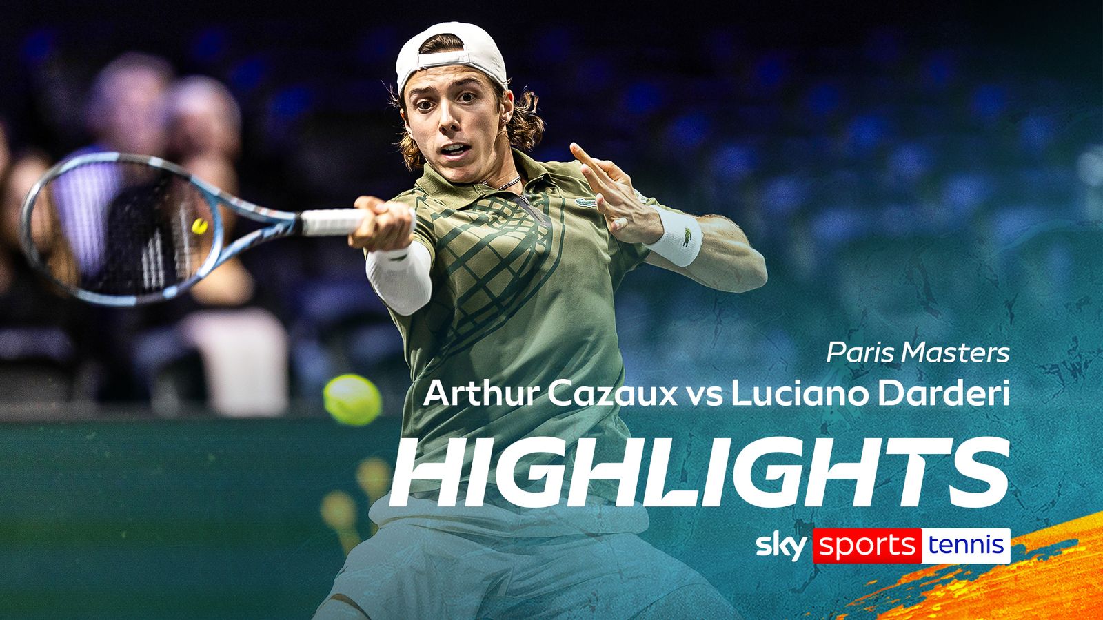 Arthur Cazaux vs Luciano Darderi | Paris Masters highlights | Tennis ...