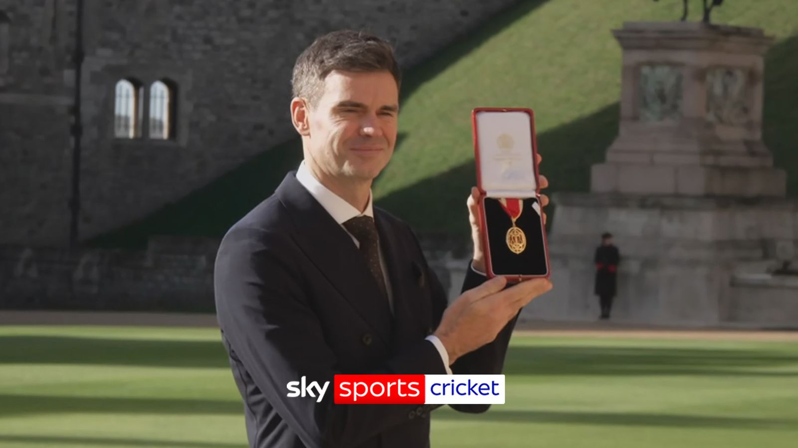 England cricket legend Jimmy Anderson knighted at Windsor Castle ...