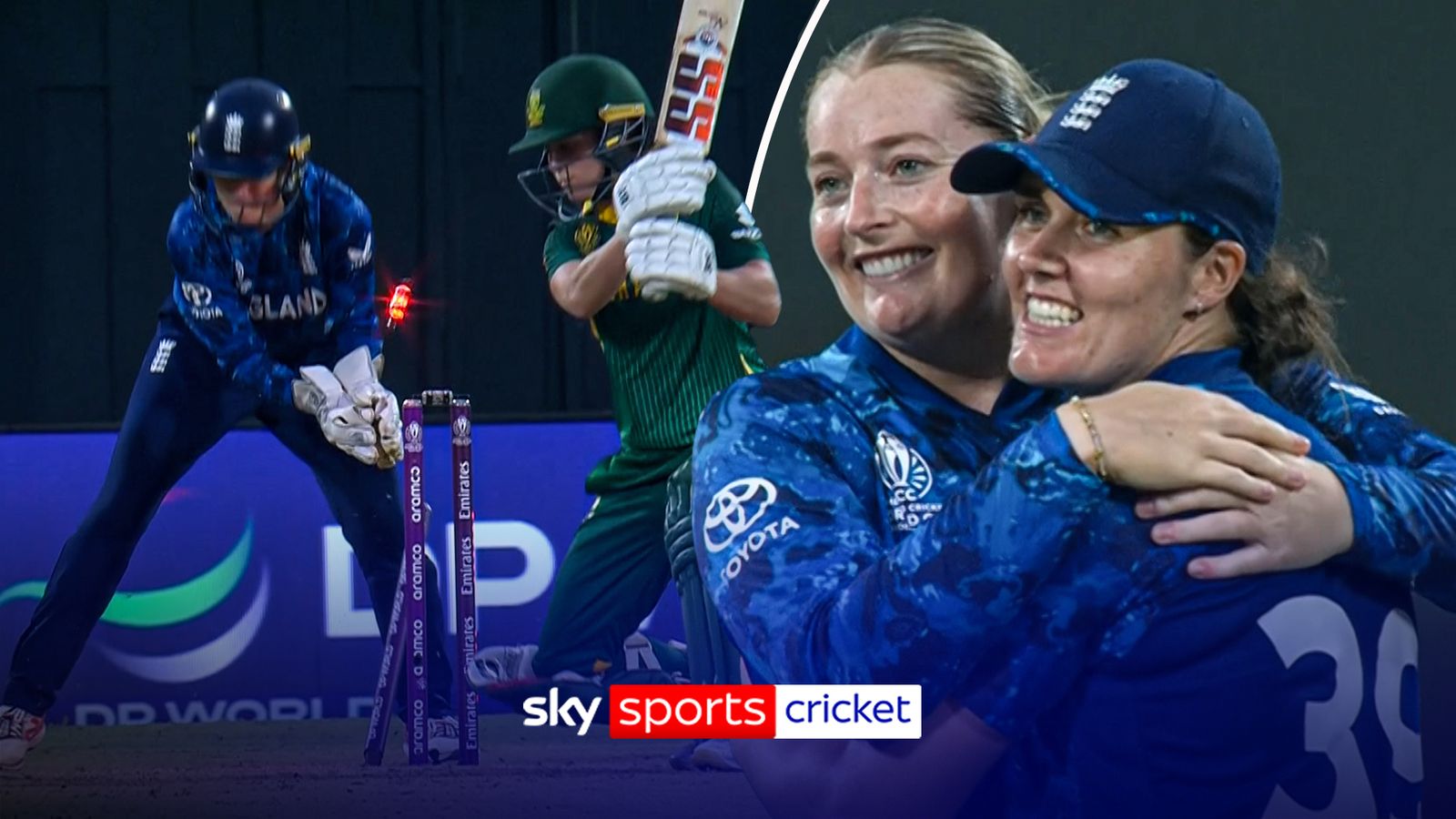 Women's Cricket World Cup: Sophie Ecclestone takes two wickets in one ...