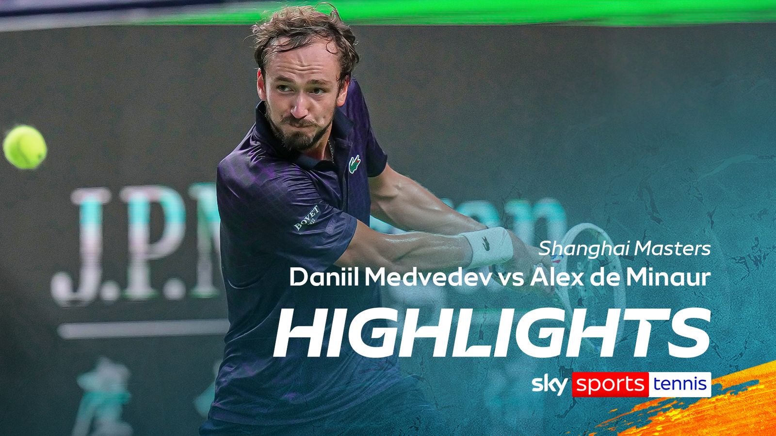 Daniil Medvedev vs Alex de Minaur | Shanghai Masters highlights | Tennis News | Sky Sports