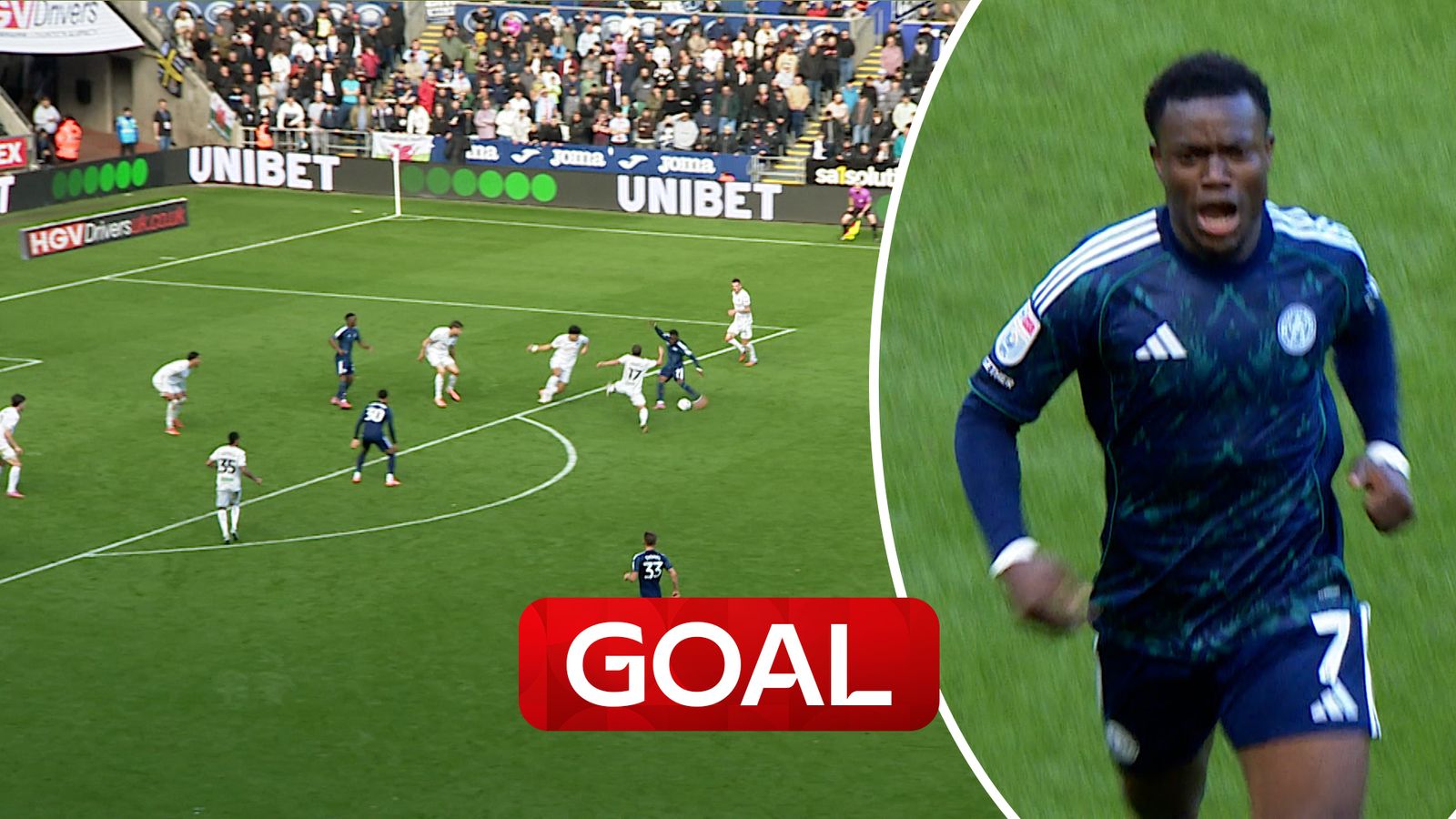 Abdul Fatawu scores a brilliant individual goal for Leicester in their ...