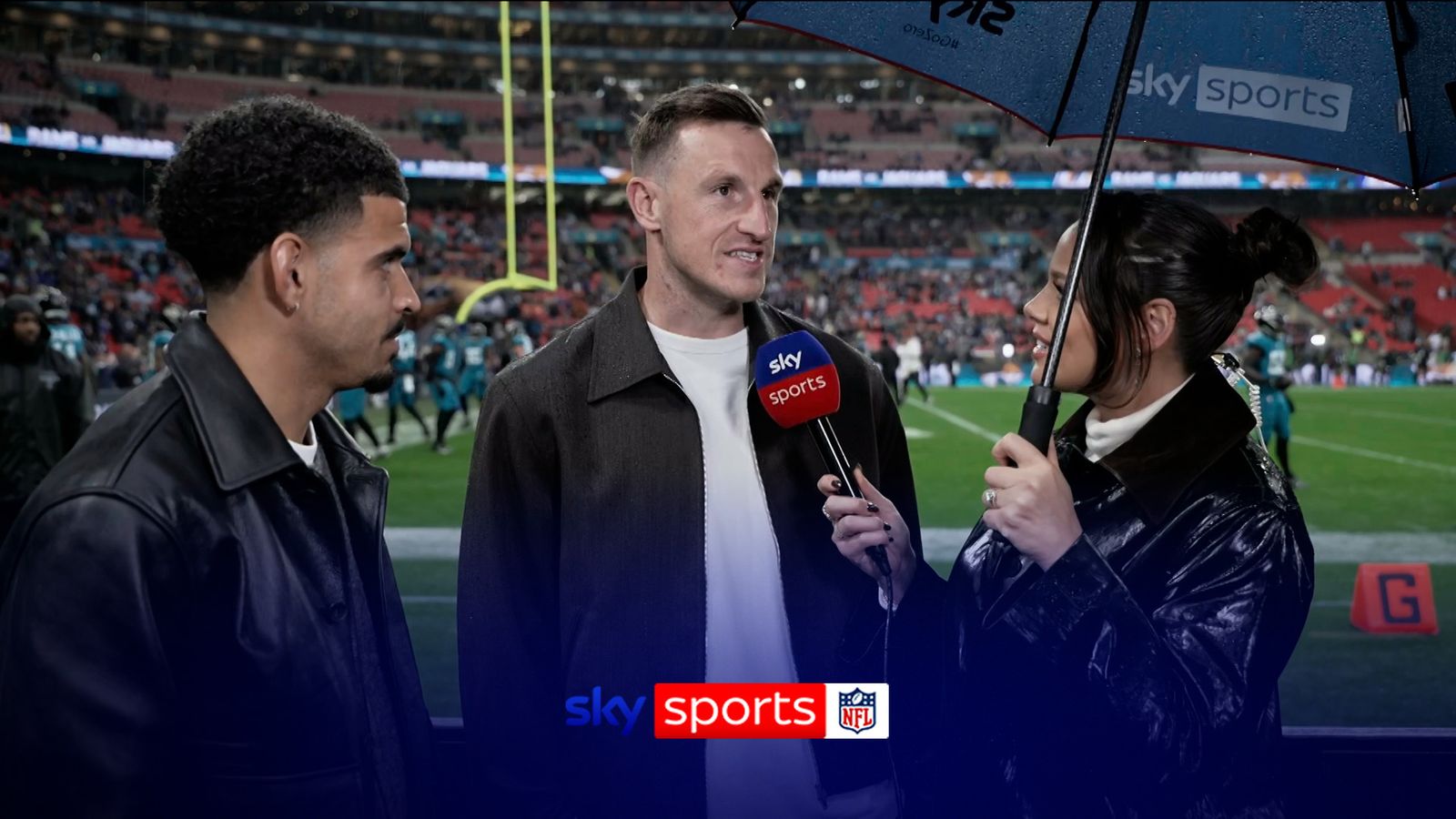 Morgan Gibbs-White, Chris Wood enjoying NFL at Wembley | NFL News | Sky ...