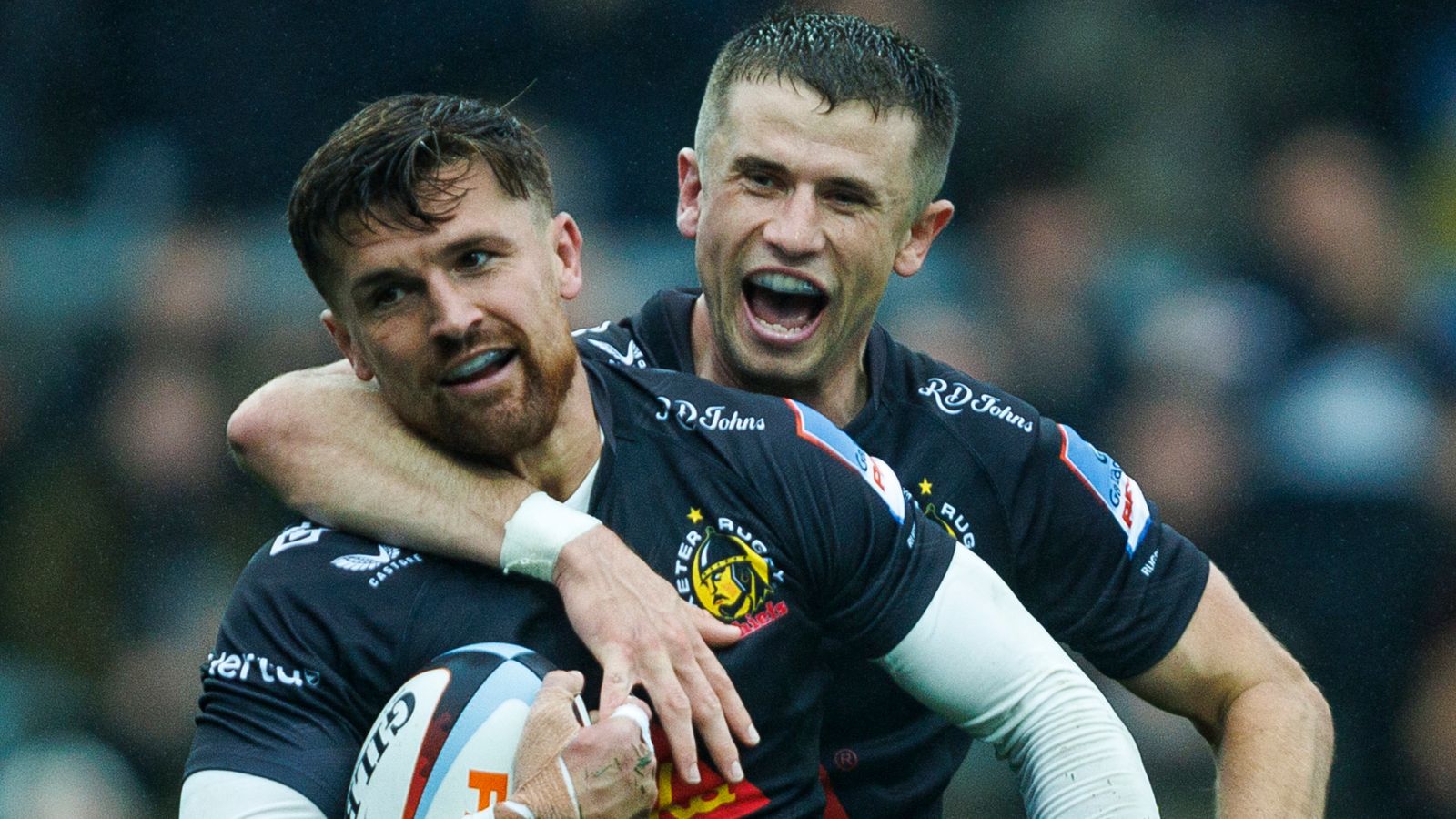 Gallagher Prem: Henry Slade inspires Exeter to Harlequins rout in ...
