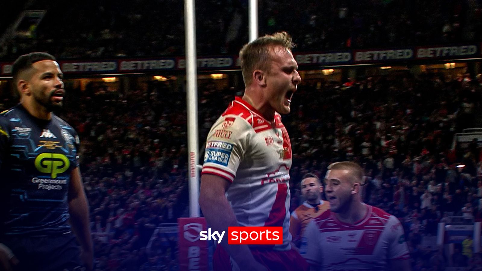 Super League Grand Final | Jez Litten goes over for huge try against ...