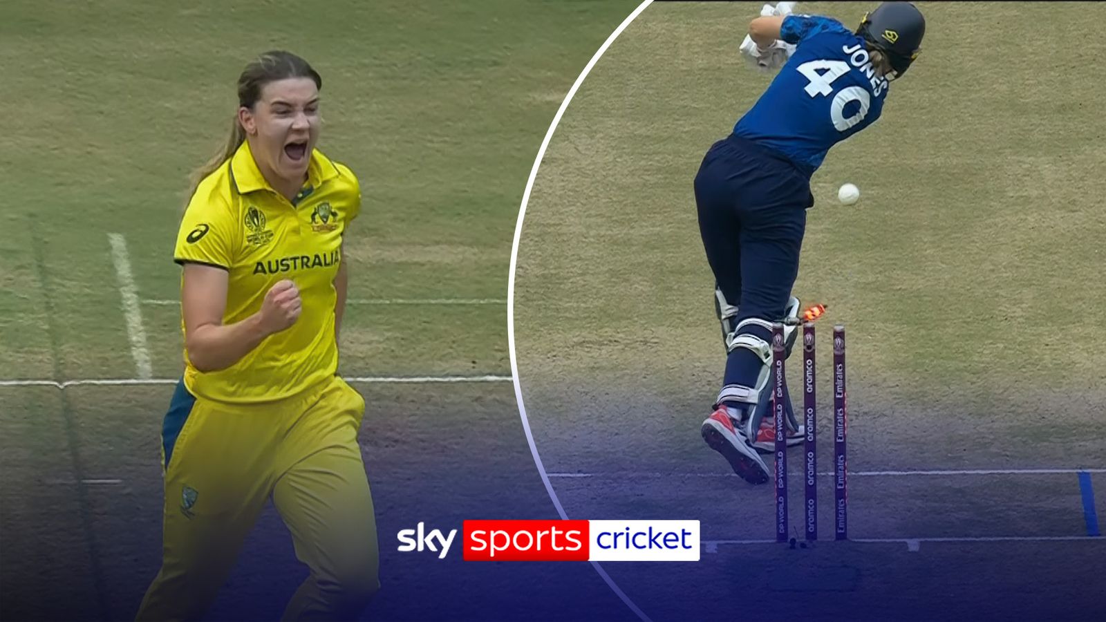 Women's World Cup: Anabel Sutherland removes Amy Jones to break England ...