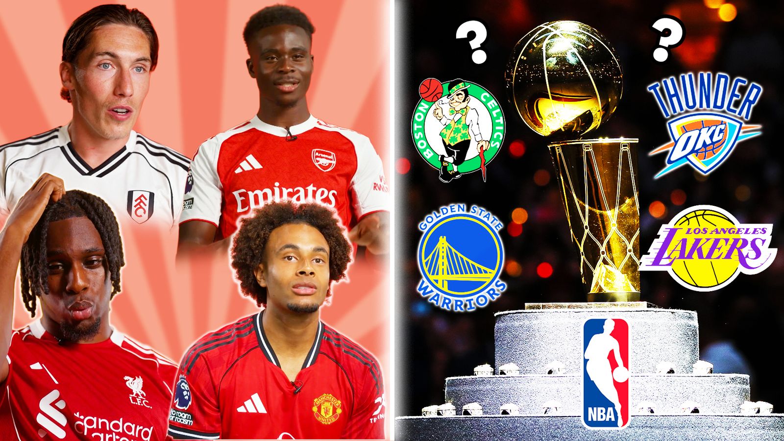 Who will WIN the NBA | Premier League players predict! | NBA News | Sky ...