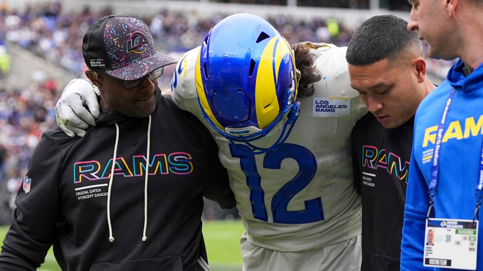 NFL London: Puka Nacua suffers injury ahead of Los Angeles Rams game against Jacksonville ...