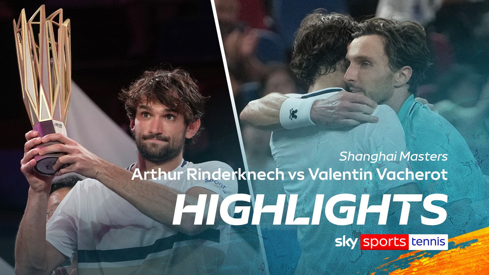 Arthur Rinderknech vs Valentin Vacherot | Shanghai Masters final highlights | Tennis News | Sky ...