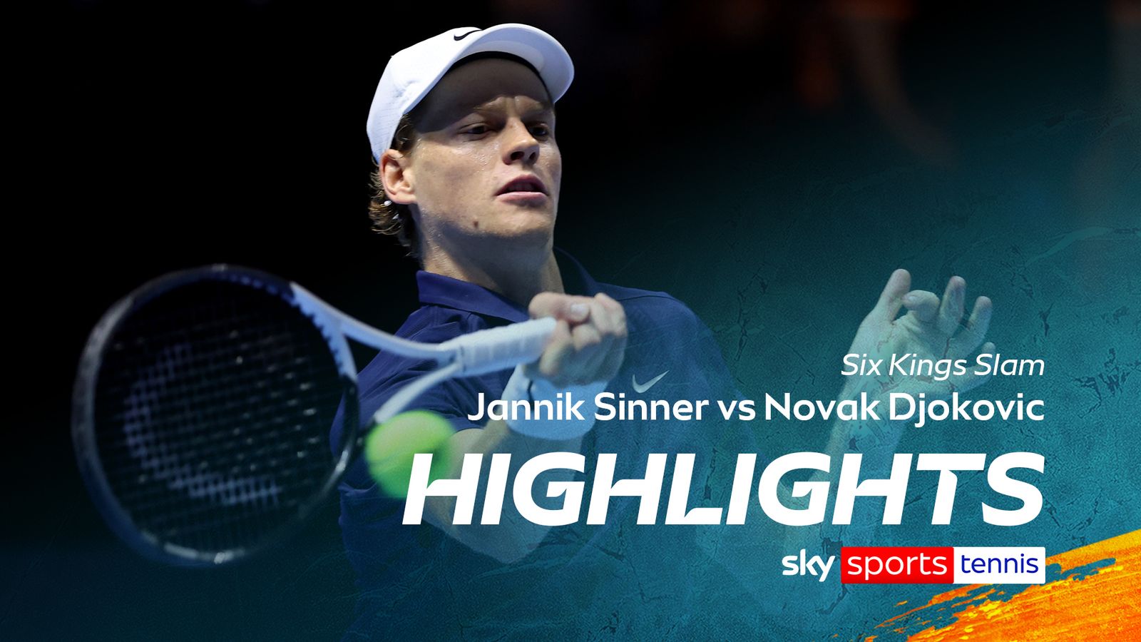 Jannik Sinner vs Novak Djokovic | Six Kings Slam highlights | Tennis ...