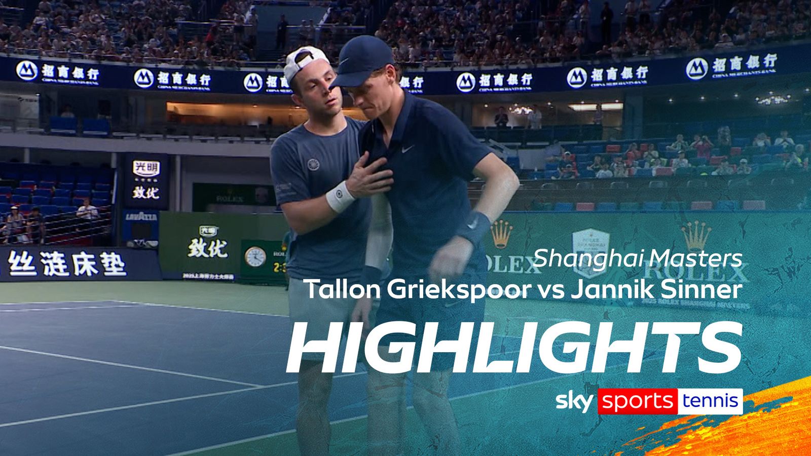 Jannik Sinner retires at Shanghai Masters after suffering severe cramp ...