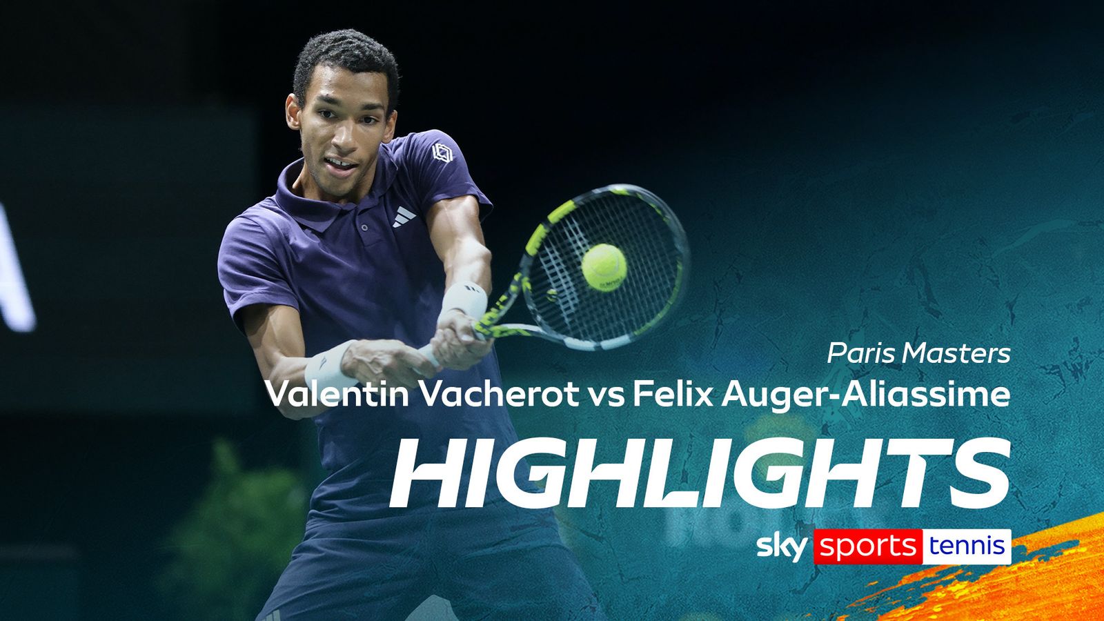 Valentin Vacherot vs Felix Auger-Aliassime | Paris Masters highlights ...