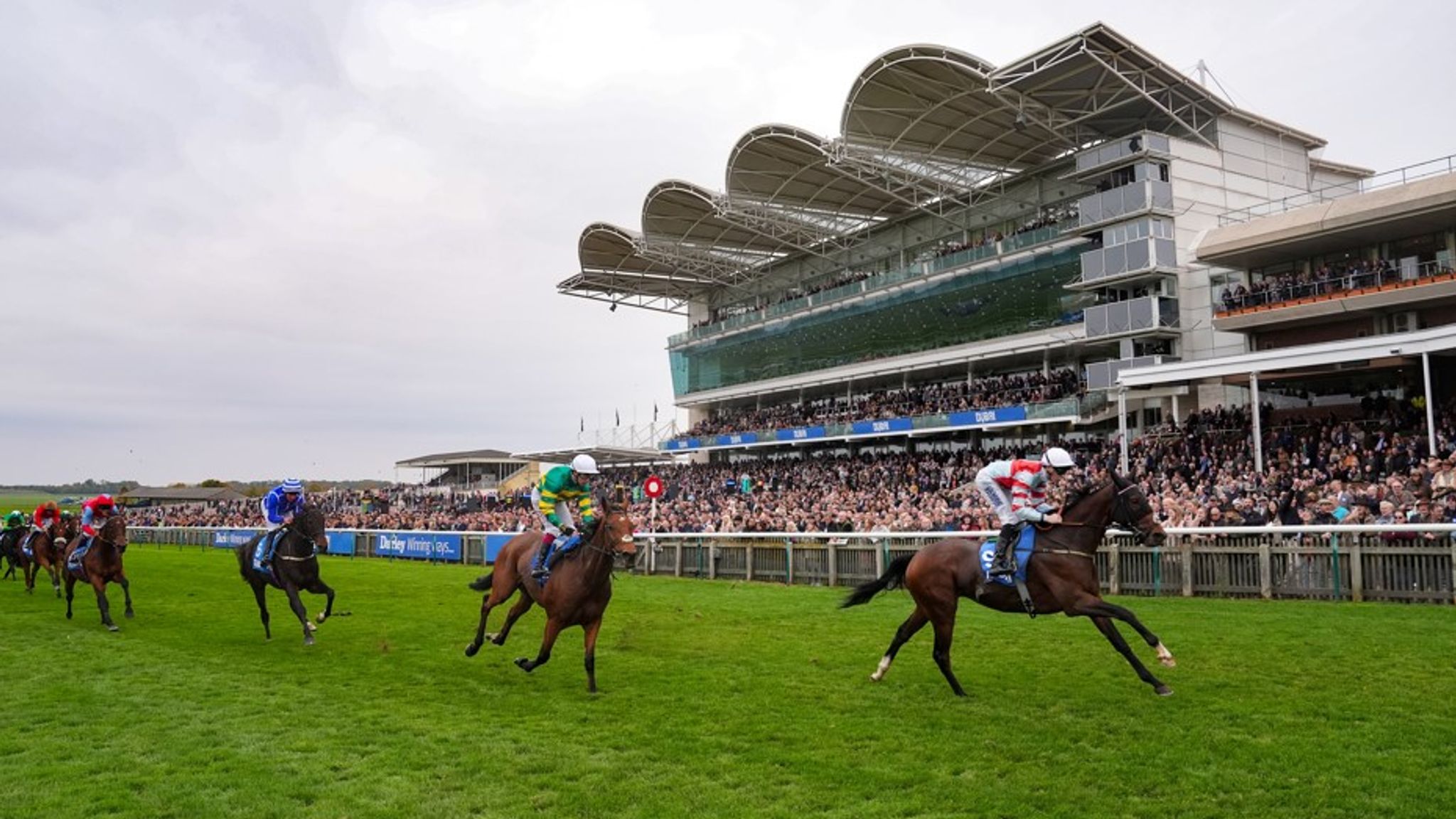 Newmarket: Gewan springs surprise with impressive Group 1 Dewhurst ...