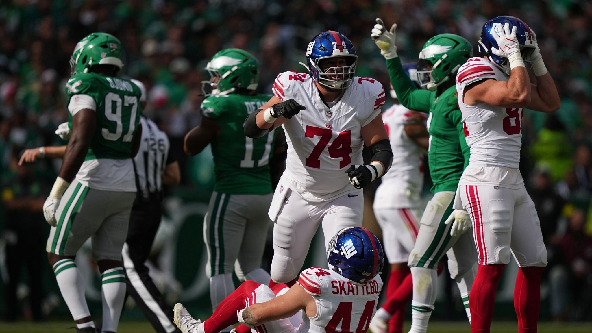 Cam Skattebo: New York Giants running back suffers serious ankle injury ...