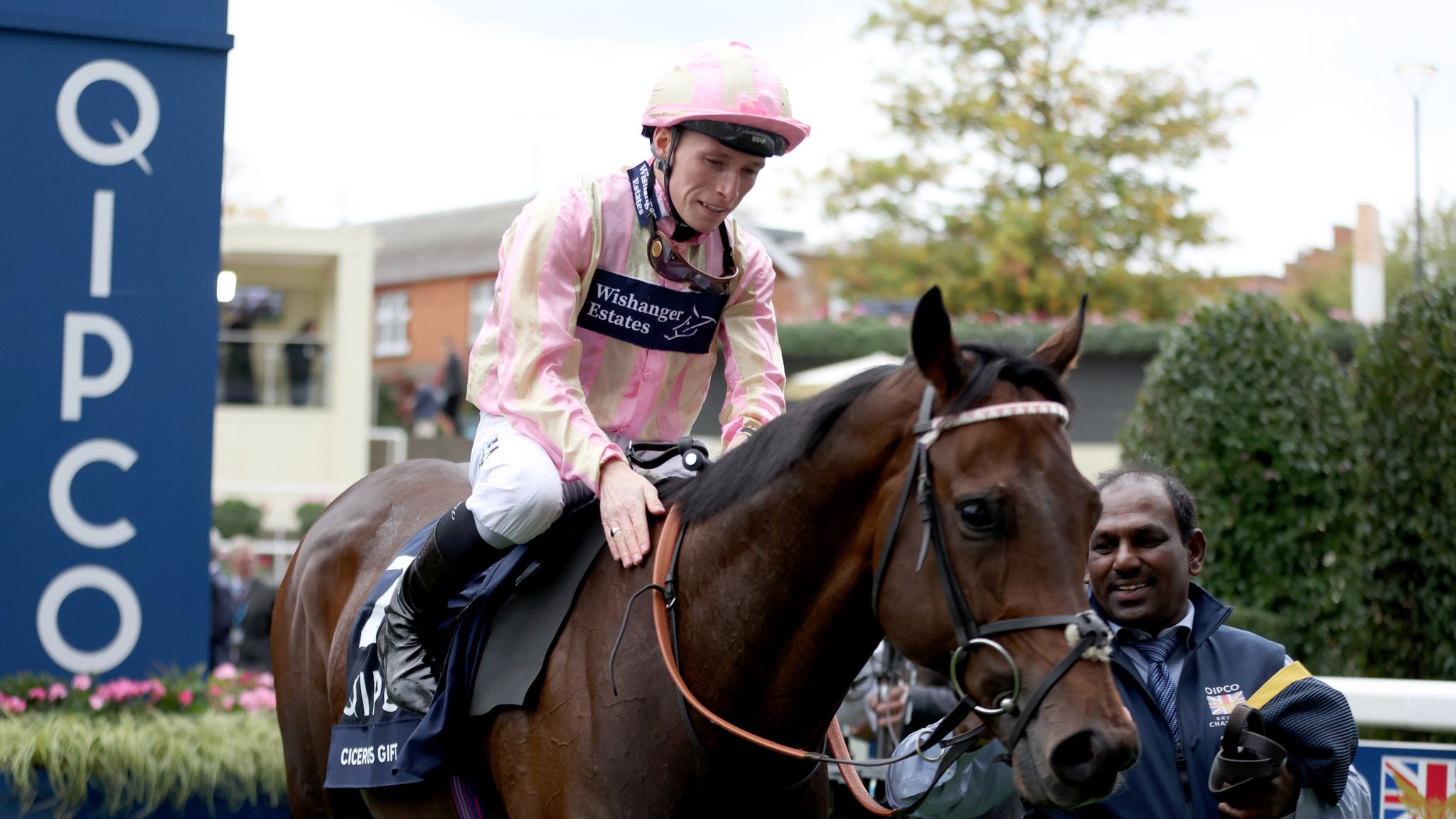 British Champions Day: Charlie Hills' Cicero's Gift stuns Queen ...