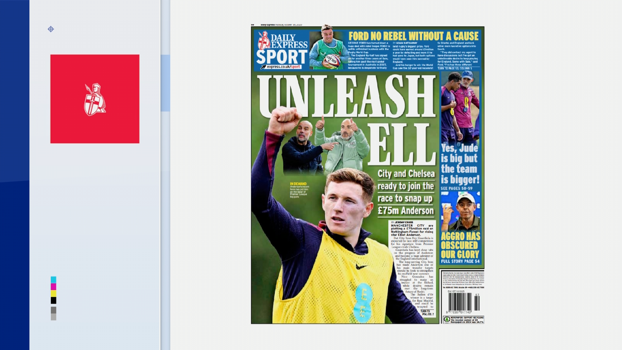 Elliot Anderson: Chelsea likely to rival Man City's £75m bid for ...