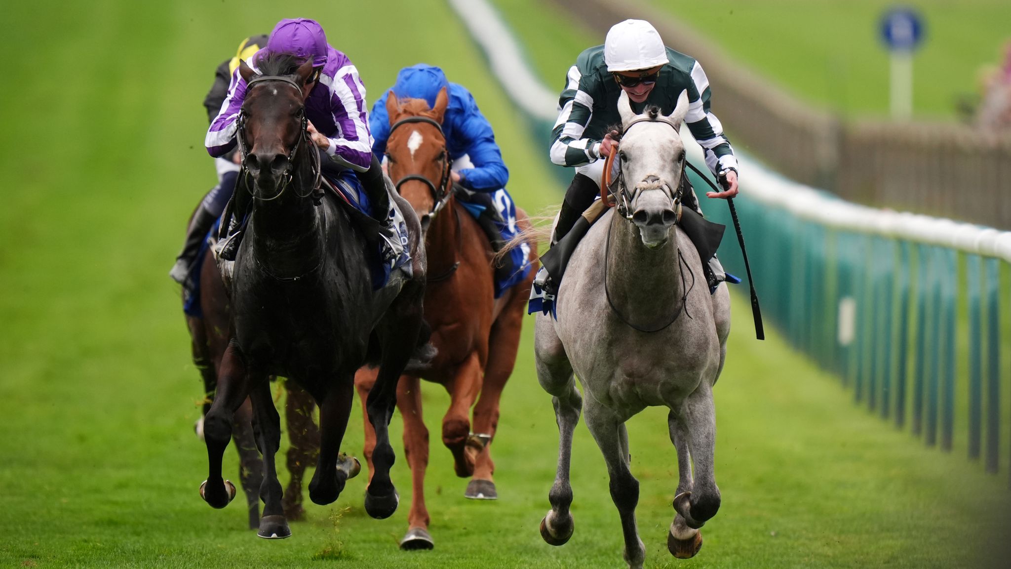 Newmarket: Gewan springs surprise with impressive Group 1 Dewhurst ...