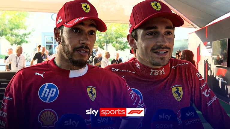 Ferrari: Lewis Hamilton hails 'step forward' for Ferrari as Charles ...
