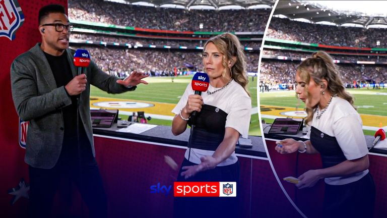 NFL: Behind the scenes of Phoebe Schecter's viral Custard Cream moment ...