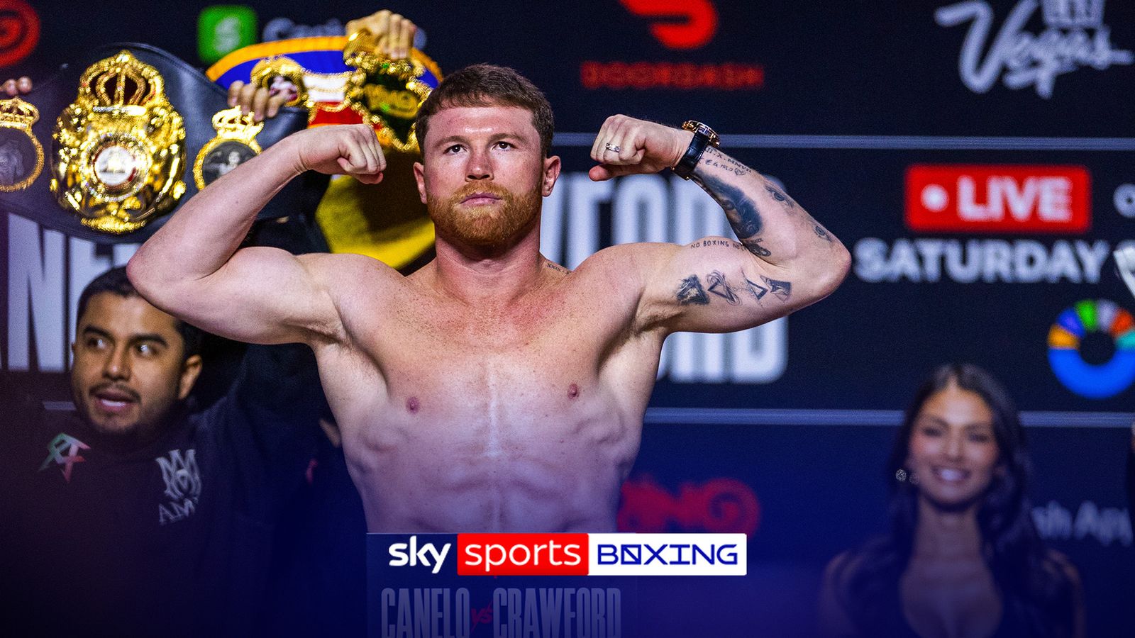 Conor Benn weighs in heavier than Chris Eubank Jr for middleweight ...