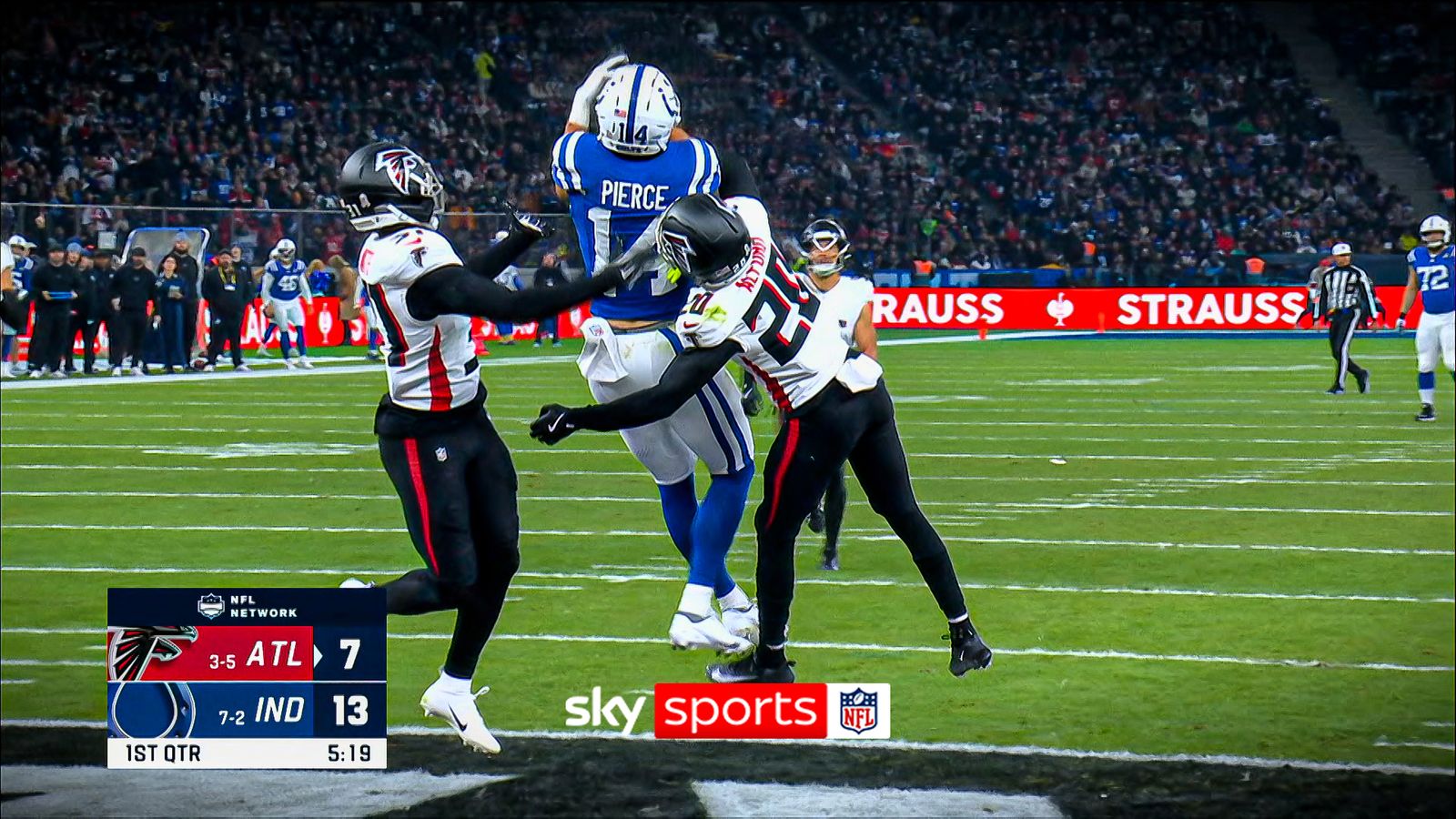 Colts at Falcons - Daniel Jones finds Alec Pierce in end zone from 37 ...